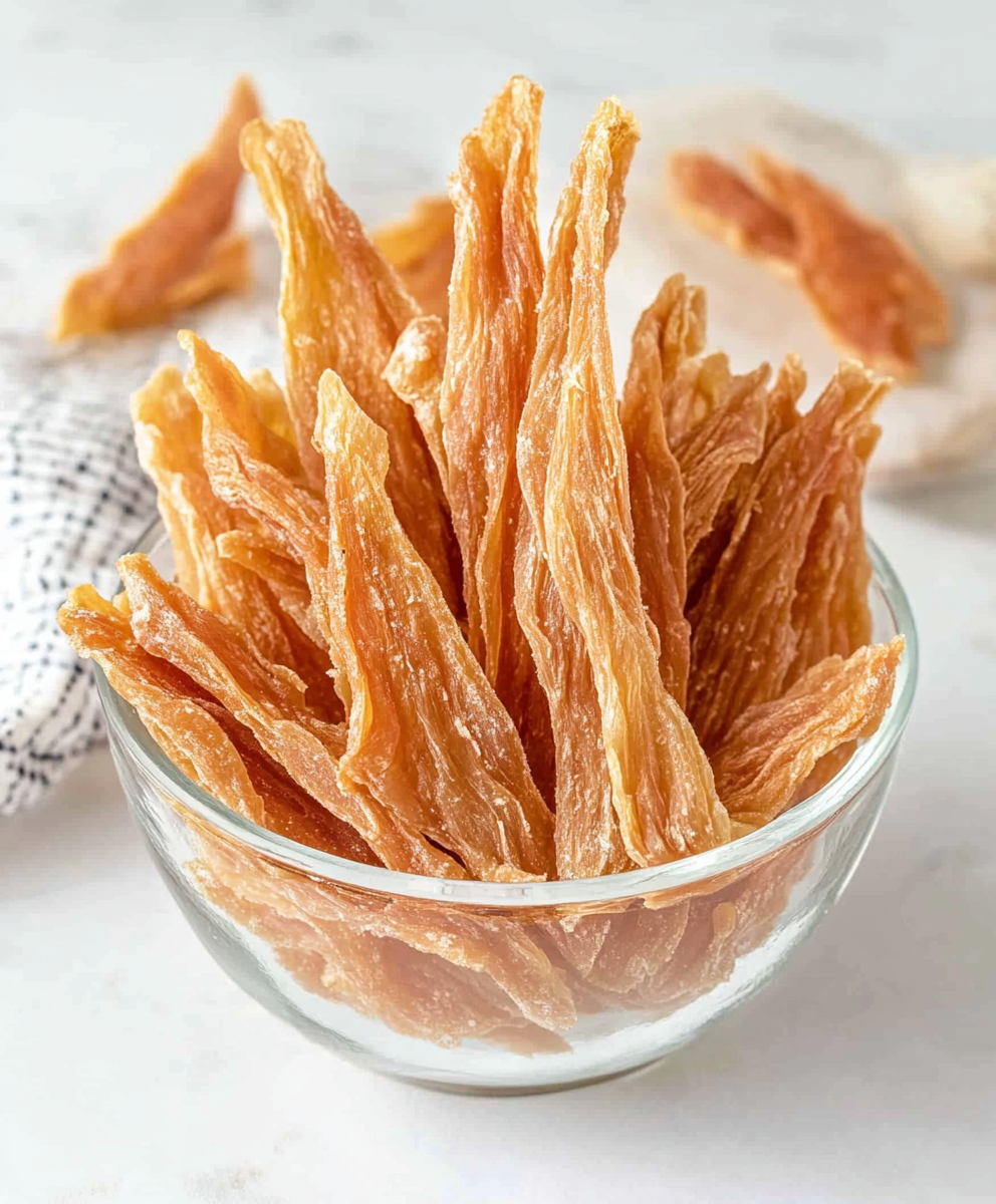 Homemade Air Fried Chicken Jerky for Dogs Recipe - thefodo.com